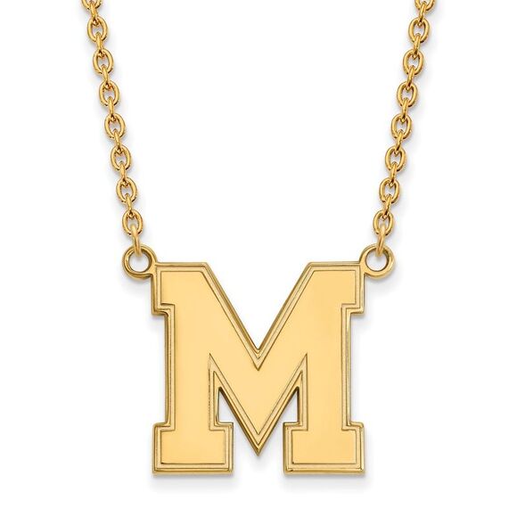 Black Bow Jewelry Co. | Jewelry | 4k Yellow Gold U Of Memphis Large ...
